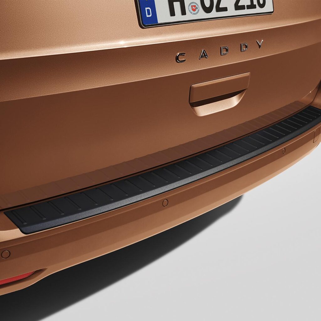 VW Caddy 2020-Present Rear Bumper Protector Black | 2K7061195A