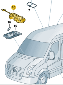 Van Parts Direct VW Crafter 2006 - 2016 Ultrasound Sensor | Genuine VW Commercial Parts
