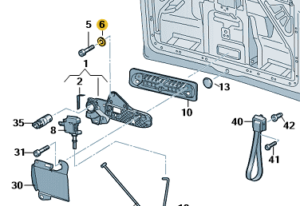 Van Parts Direct VW Transporter 2003 Onwards Washer | Genuine VW Commercial Parts