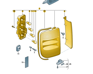 Van Parts Direct VW Caddy 2004-2015 Drivers Door Lock Cable 1T0837086A ...